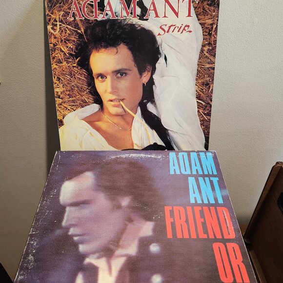 Media | 2 Vnt Vinyl Records Adam Ant Friend Or Foe And Strip | Poshmark